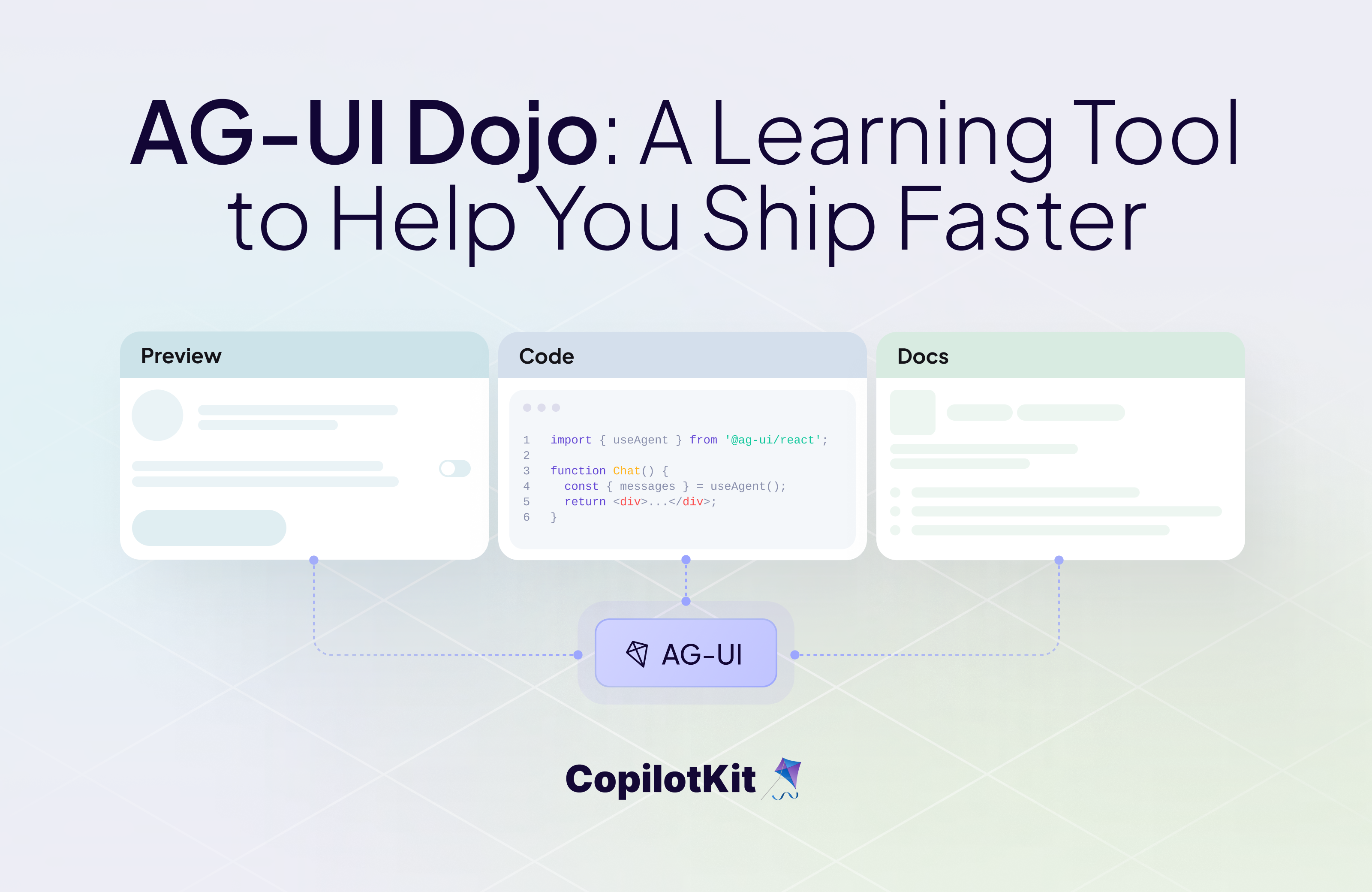 Introducing the AG-UI Dojo: A Learning Tool to Help You Ship Faster